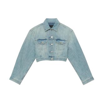 Purple Veste en jean Arcilla - Femme - Vestes - Bleu - Taille: 44 FR