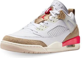 Nike Jordan Spizike Low Chaussures pour homme (White/Desert Camo/Sail/Fire Red), Blanc/camouflage désert/voile/rouge feu, 48.5 EU