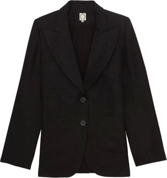 Ines De La Fressange Femme, Vestes, Noir, Taille: 34 FR Veste Thad&eacute;e