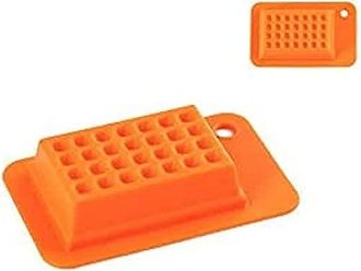 hOme 8665100 Set 3 x 3 Ausstechformen Waffles Silikon Choco Pasticceria E Cake Design