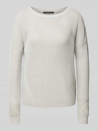 Comma Strickpullover mit Rundhalsausschnitt