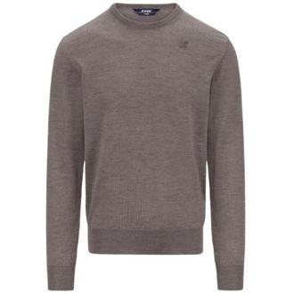 K-Way Round-Neck Strickwaren - - Knitwear - Herren - Braun - L