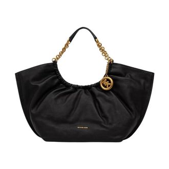Michael Kors Indie Gro&szlig;e Ledertasche - - Bags - Damen - Schwarzk - ONE SIZE