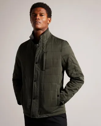 Ted Baker Humber Steppjacke, Khaki
