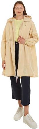 Tommy Hilfiger Parka Femme Windbreaker Imperméable, Beige (Harvest Wheat), XXL