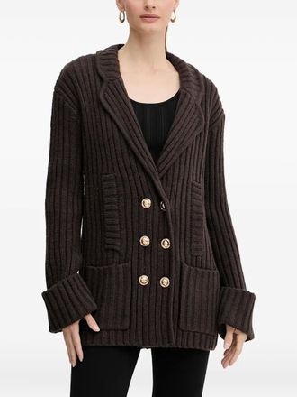 Silvian Heach cardigan à boutonnière croisée - Marron