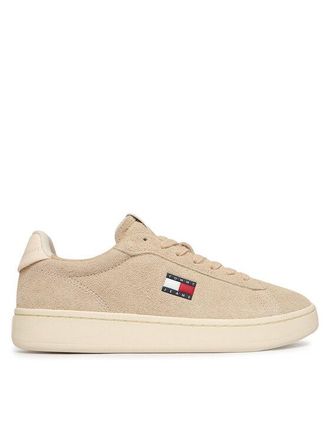 Tommy Jeans Sneakers Logo Suede Archive EN02985 Beige
