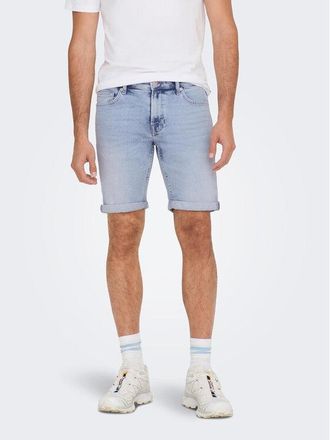 Only & Sons Jeansshorts 22025189 Blau Regular Fit