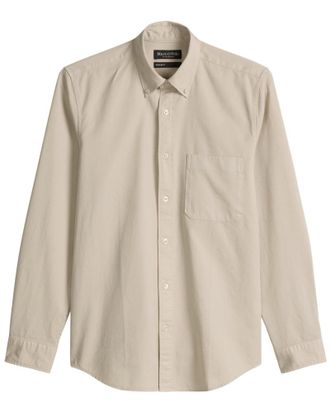 Marc O'Polo Baumwollhemd in Twill-Qualit&auml;t mit Button Down-Kragen, Regular Fit in