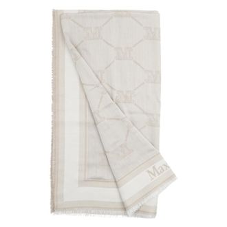 Max Mara Femme, Accessoires, Beige, Taille: ONE Size Silky Scarves