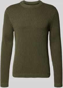 Jack & Jones Slim Fit Strickpullover aus Baumwoll-Mix Modell DOVER