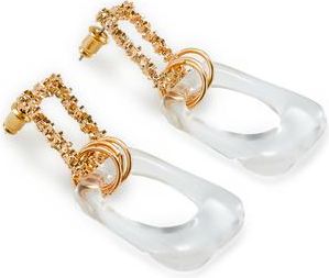 Au Printemps Paris Boucles doreille bi-matière