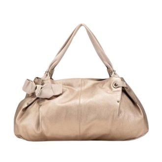 Ferragamo Sac bandouli&egrave;re en cuir Pre-owned - Femme - Pre-owned - Beige - Taille: ONE Size