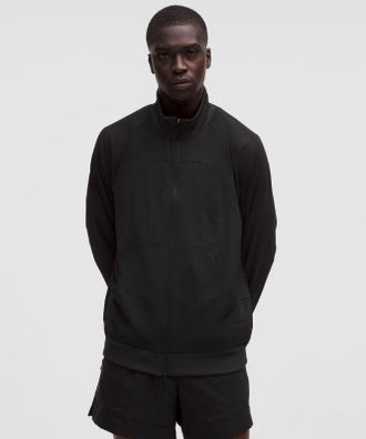 lululemon Trainingsjacke aus mit Reißverschluss SLNSH Kollektion für Männer - Größe L in Black