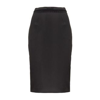 Elisabetta Franchi Midirock im Bleistift-Stil - - Skirts - Damen - Schwarzk - S