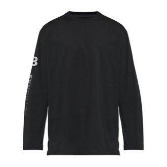 Yohji Yamamoto Homme, Tops, Noir, Taille: M Chaos Logo Long Sleeve Tee