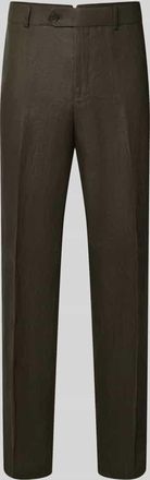 Selected Regular Fit Anzughose aus reinem Leinen Modell BAILEY