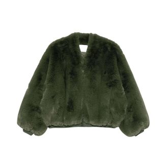 Frankie Shop Faux Fur & Shearling Jackets - - Jackets - Damen - Gr&uuml;n - S
