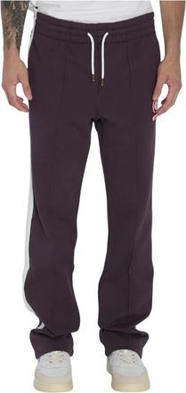 Casablanca Homme, Pantalons, Violet, Taille: M Pantalon de surv&ecirc;tement avec d&eacute;tail de bande lat&eacute;rale