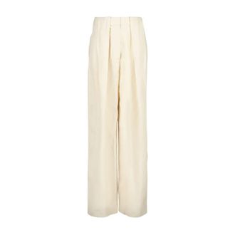 Stella McCartney Buttercreme Panel Slouchy Hose - - Trousers - Damen - Beige - S