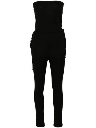 Gucci combinaison à coupe sarouel (années 2000) - Noir