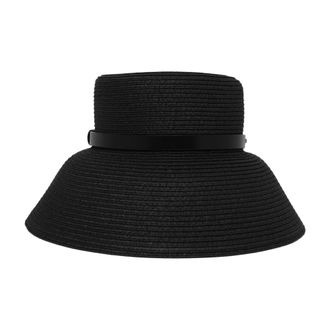 Max Mara Femme, Accessoires, Noir, Taille: 58 CM Chapeau &agrave; large bord
