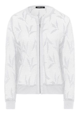 Frank Walder Kurzjacke im Blousonstil mit elastischer Lochspitze