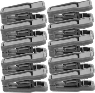 Garneck 20 Stück Kleiderbügel Clips rutschfeste Hosen und Rockbügel aus Pom für Wäsche Bettwäsche und Decken Platzsparend Einfach zu Bedienen Stilvolles Desig