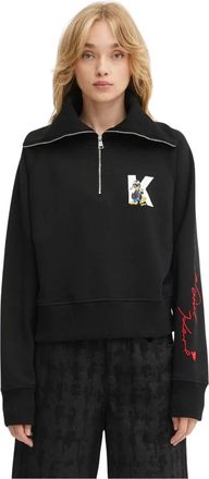 Karl Lagerfeld KL X Disney Pullover - Femme - Sweatshirts et sweats &agrave; capuche - Noir - Taille: 44 FR