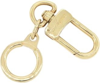 Louis Vuitton unisex, Pre-owned, Jaune, Taille: ONE Size Porte-cl&eacute;s en toile Pre-owned