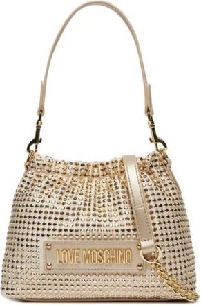 Love Moschino Moschino Damenhandtasche Love Hand/Schultergurt Kunstleder gesteppt metallic gold BS25MO09 JC4138, gold, Einheitsgr&ouml;&szlig;e