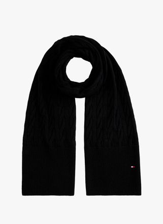 Tommy Hilfiger Echarpe &agrave; torsades en laine m&eacute;lang&eacute;e