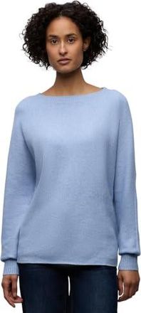 Street One 3015648 Chandails Dolman Cosy, Mel Bleu givr&eacute;, 40 Femme