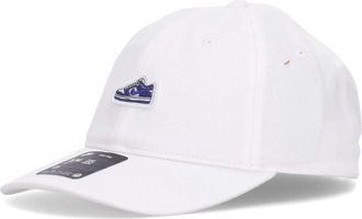 Nike Wei&szlig;e Curved Visor Cap mit Dunk Patch - - Sport - Herren - Wei&szlig; - L