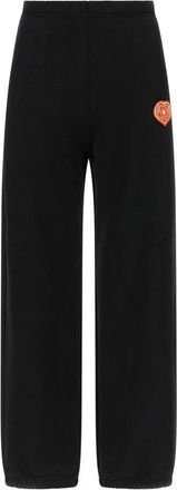 Kenzo Femme, Pantalons, Noir, Taille: 36 FR Boke Heart Jogpants