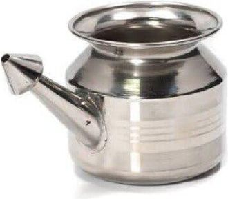 Generic Siddharth International Jal Neti Pot en acier inoxydable 350 ml