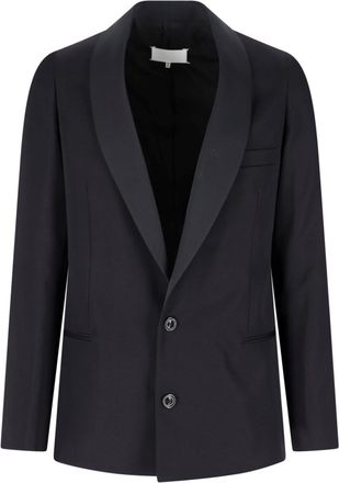 Maison Margiela Single-Breasted Virgin Wool Blazer