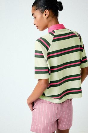 Next Rugbyshirt Kurz&auml;rmeliges Rugby-Polo-Top mit Kragen (1-tlg)