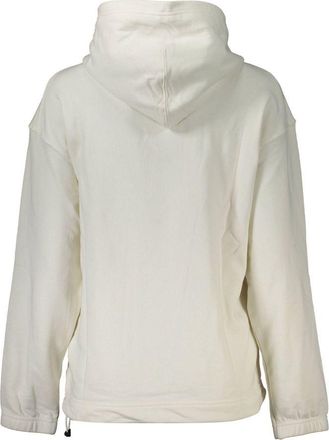 Calvin Klein Logo-Embroidered Cotton Hoodie - White