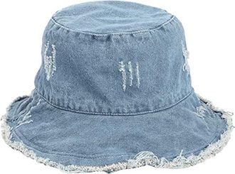 Generic Chapeau de p&ecirc;cheur noir pour femme 50, bleu, taille unique