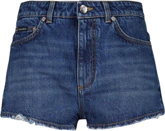 Dolce & Gabbana Femme, Shorts, Bleu, Taille: 36 FR Denim Shorts