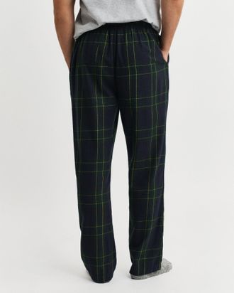 GANT Herren Flanell-Pyjamahose mit Karomuster (XXL) FOREST Gr&uuml;n