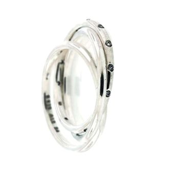 Pandora Femme, Accessoires, Blanc, Taille: ONE Size Bague en Argent avec Zircone Cubique
