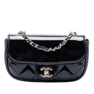 Chanel Pre-owned Mini Flap Crossbody - - Pre-owned - Damen - Schwarzk - ONE SIZE