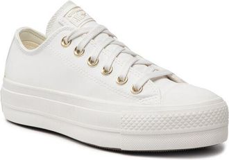 Converse Sneakers aus Stoff Ctas Lift Ox A02610C Wei&szlig;
