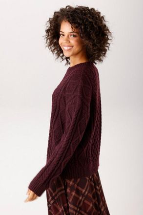 Aniston Strickpullover im attraktiven Muster-Mix - NEUE KOLLEKTION