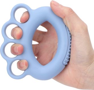 Dioche Fingerflexibilitätstrainer, Griffverstärkungswerkzeug, Konvexe Punktmassage Verhindern Abrutschen Handkrämpfe Entlasten Fingertrainer, Ca. 9,5 X 9,5 X