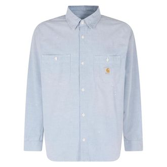 Carhartt Work in Progress Homme, Chemises, Bleu, Taille: S Casual Chemises