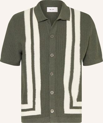 Nn.07 Nn.07 Strickhemd Ares Regular Fit gruen