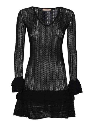 Twinset Robe Au Genou - Noir